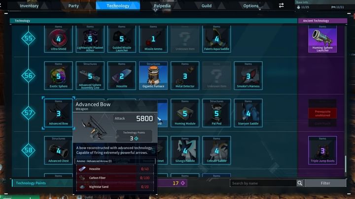 How to get the Advanced Bow in Palworld