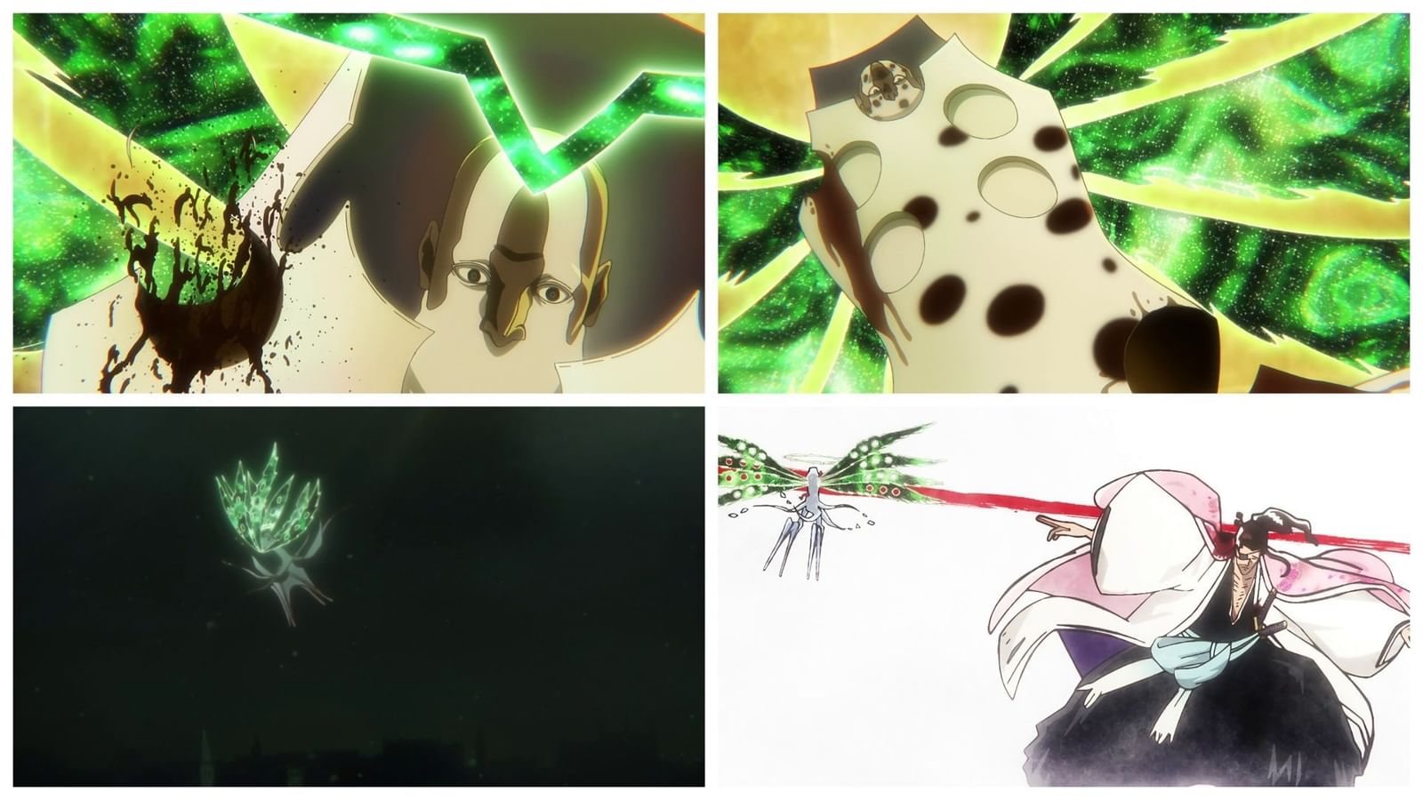 Shunsui and Yamamoto's Bankai parallel in Bleach TYBW shows the Captain Commanders are in a ...