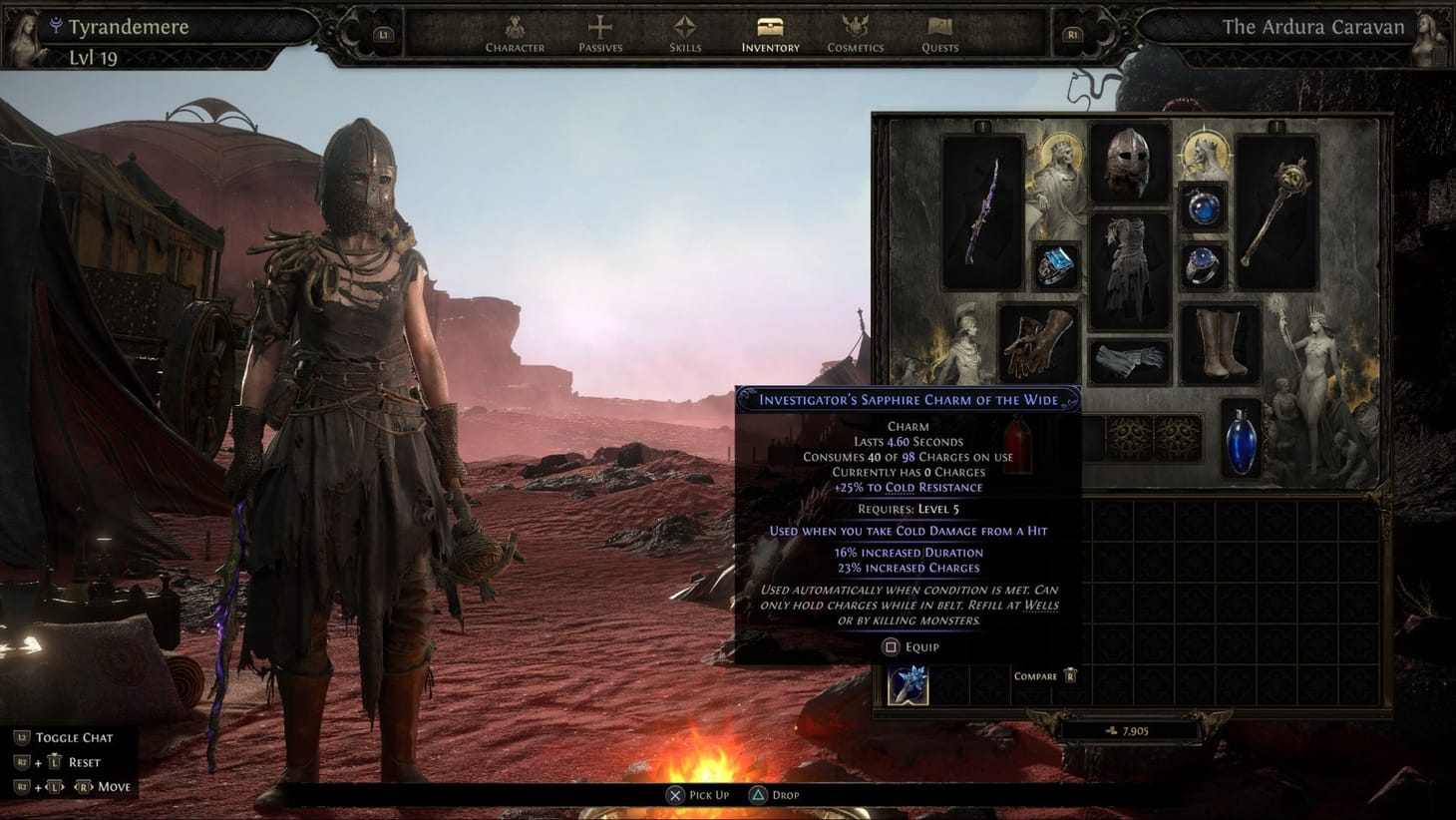 Path of Exile 2 charms explained