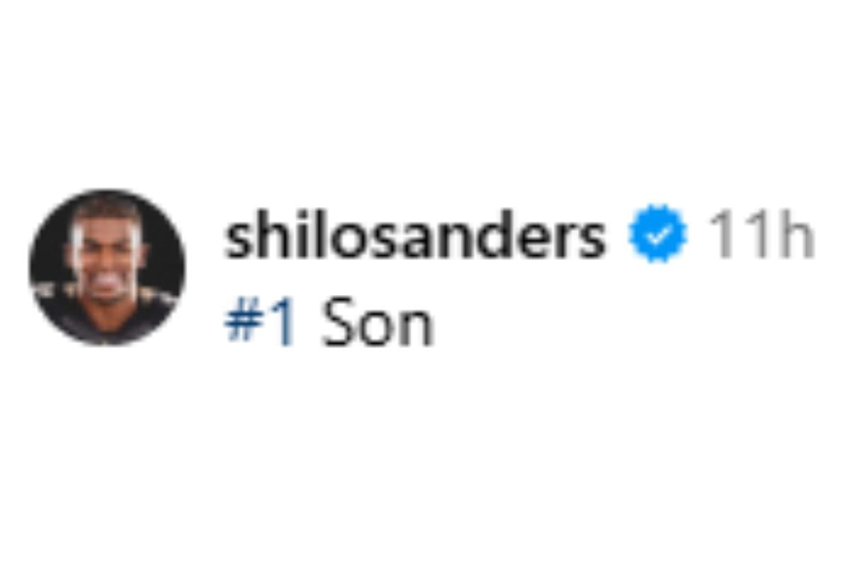 Shilo Sanders takes 2-word dig at his siblings in response to Coach ...