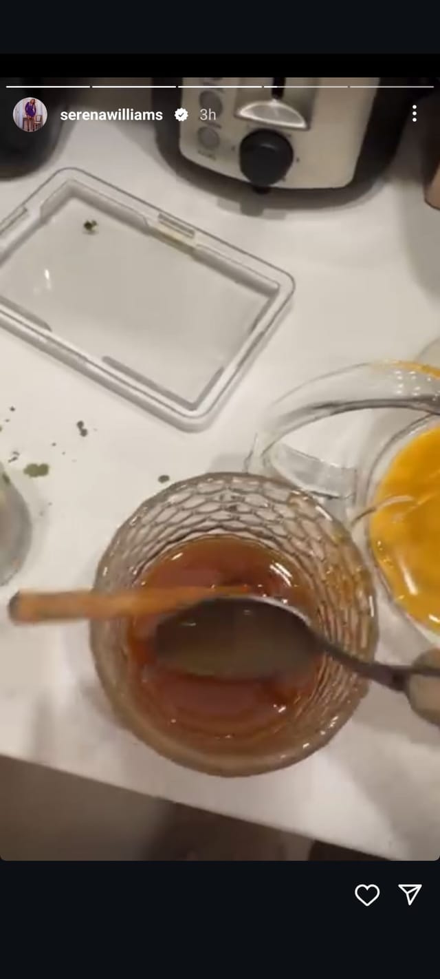 Serena Williams adorably brews tea for herself and daughter Olympia ...