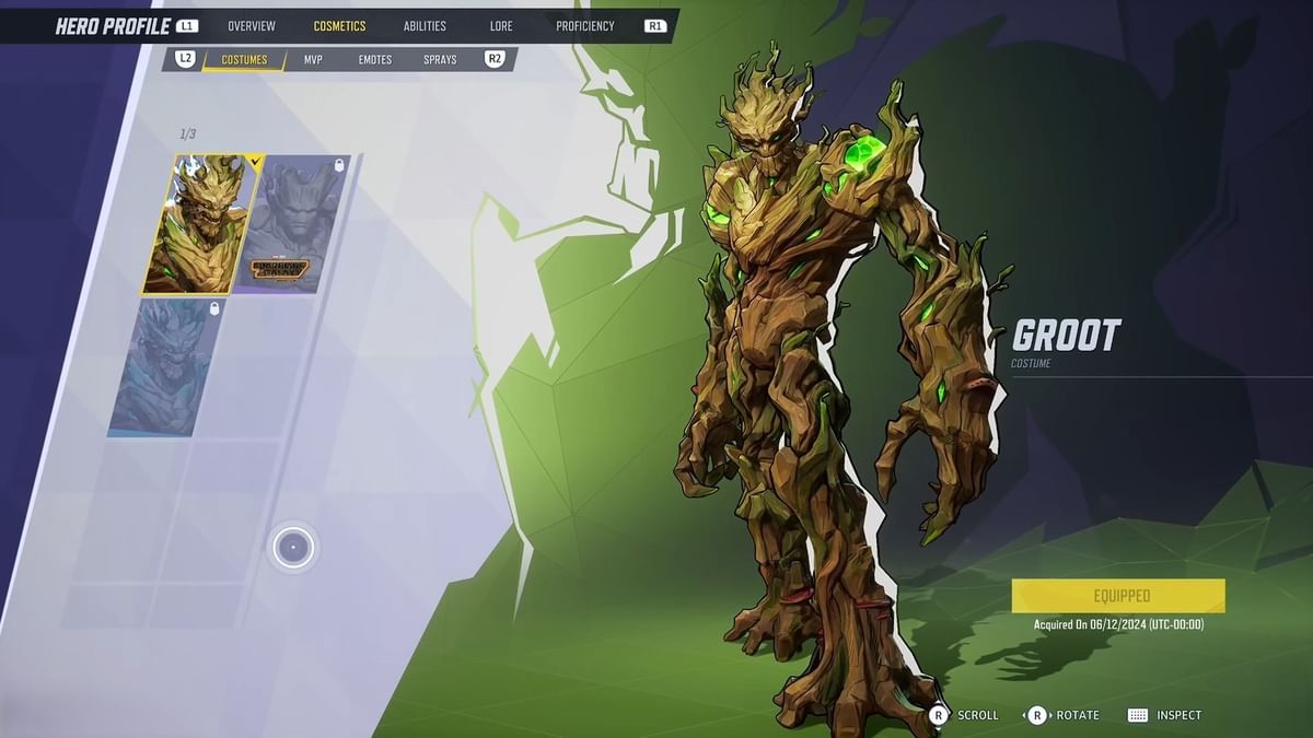 All Marvel Rivals Groot skins: Tier list and prices