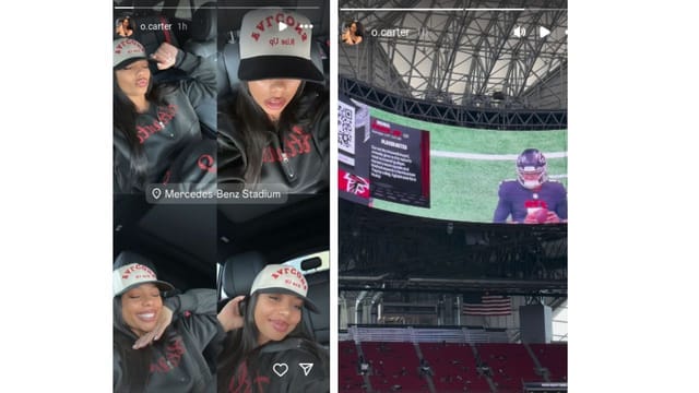 Michael Penix Jr: Michael Penix Jr's girlfriend Olivia Carter hypes QB ...
