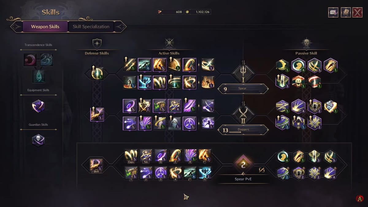 Throne and Liberty Spear Skills and Rotation guide