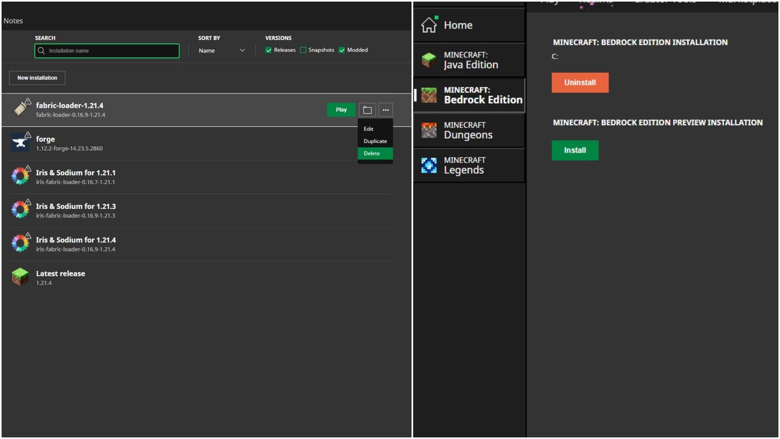 How to uninstall Minecraft