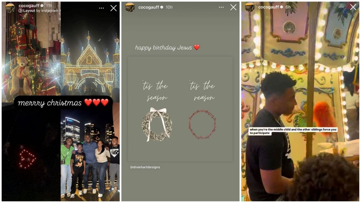 Coco Gauff looks back at adorable family portrait with father Corey ...