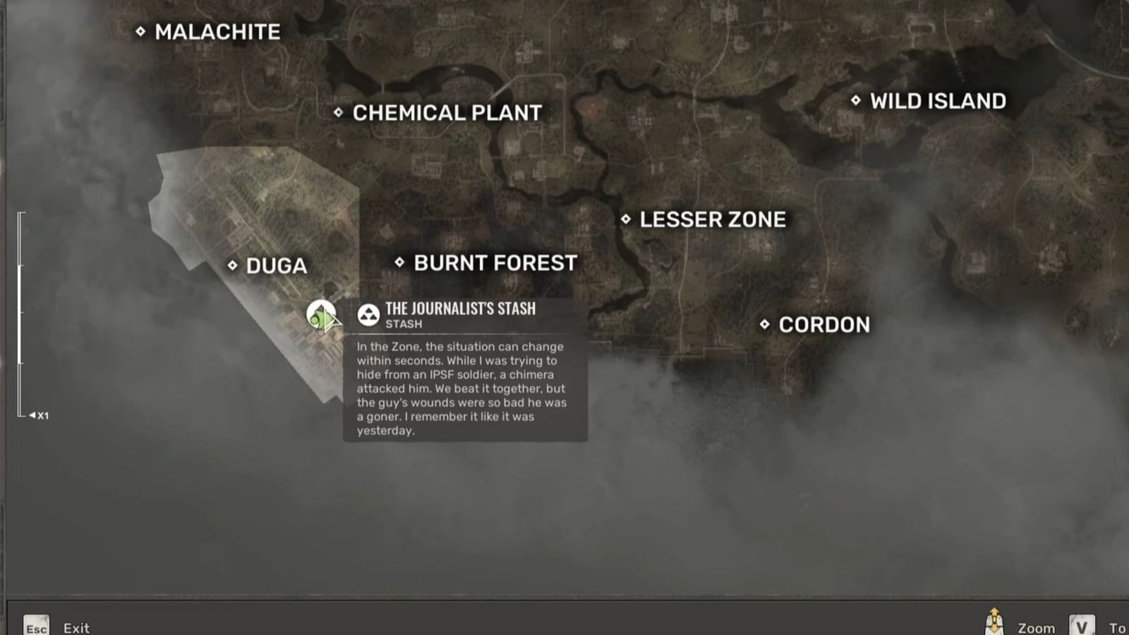 Duga journalist Stash in Stalker 2: How to find the Duga Journalist Stash in Stalker 2