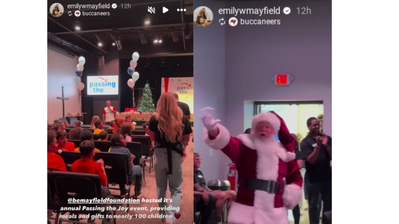 Baker Mayfield: In Photos: Baker Mayfield, wife Emily host heartwarming ...