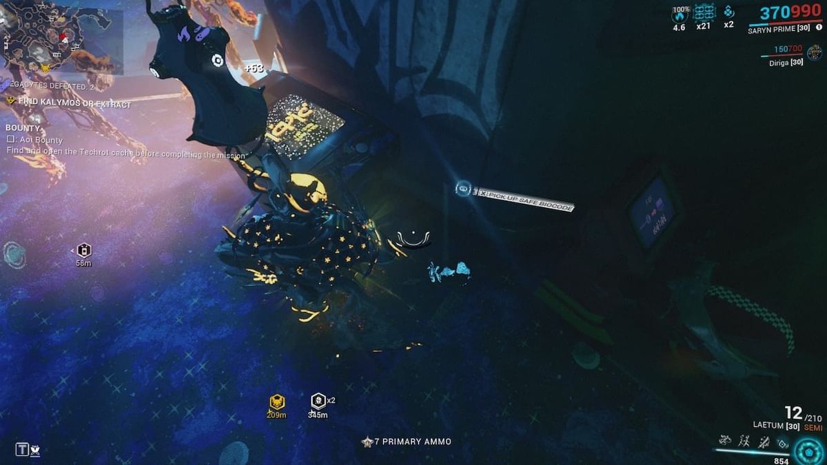 Warframe 1999: How to get the Safe Biocode