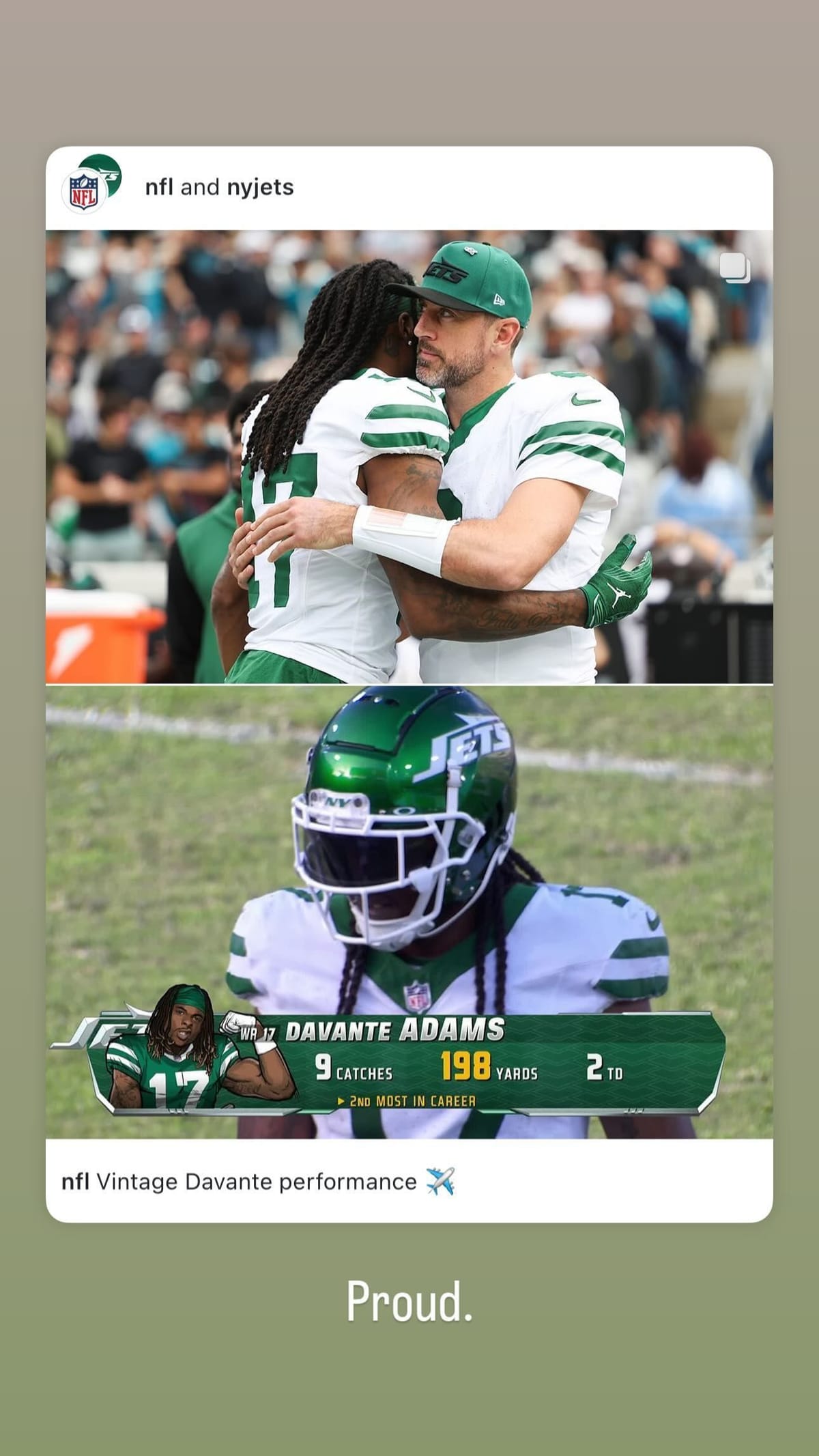 Davante Adams' wife Devanne has one-word reaction to husband's vintage ...