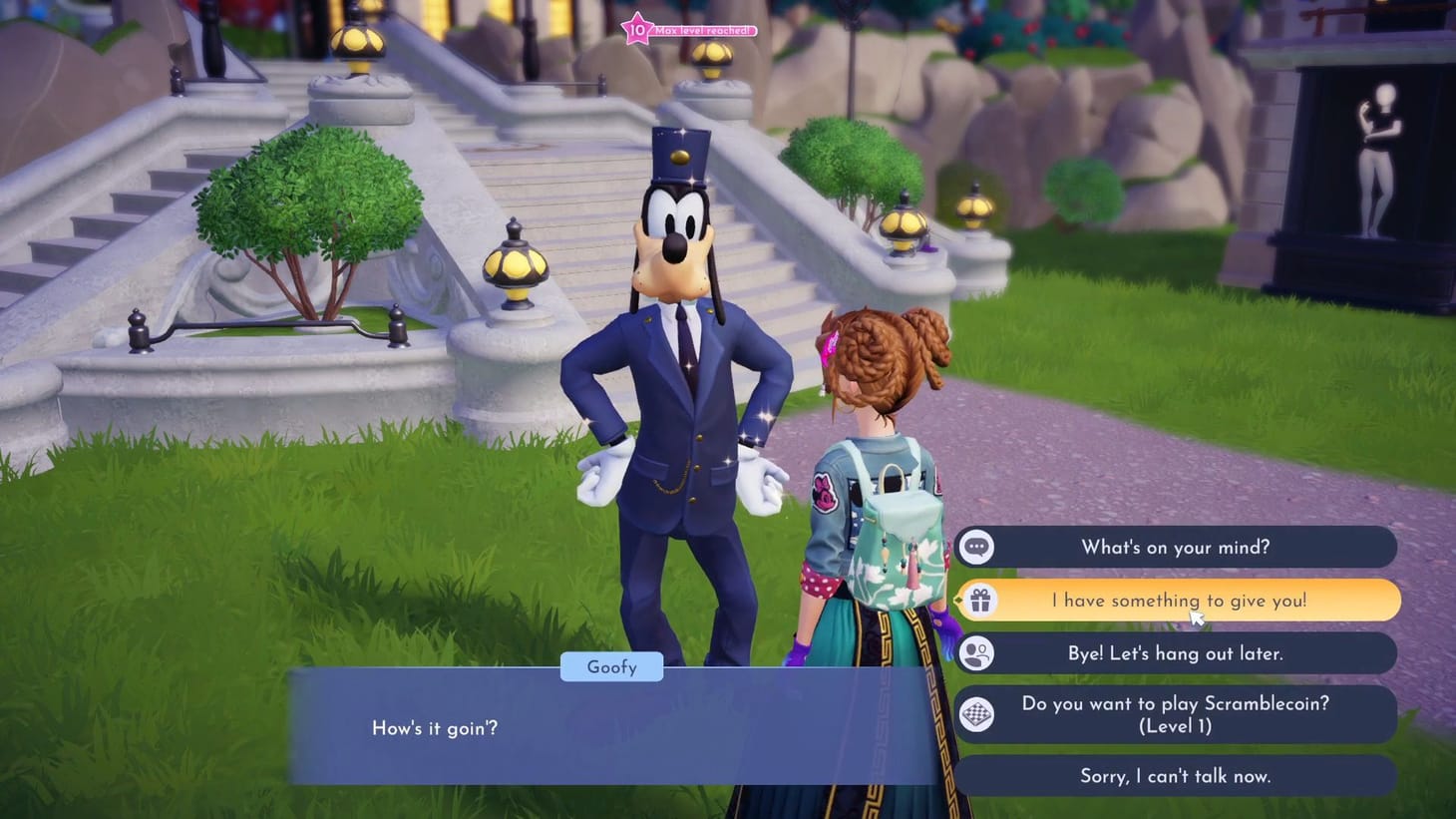 Who is the clumsy villager in Disney Dreamlight Valley?