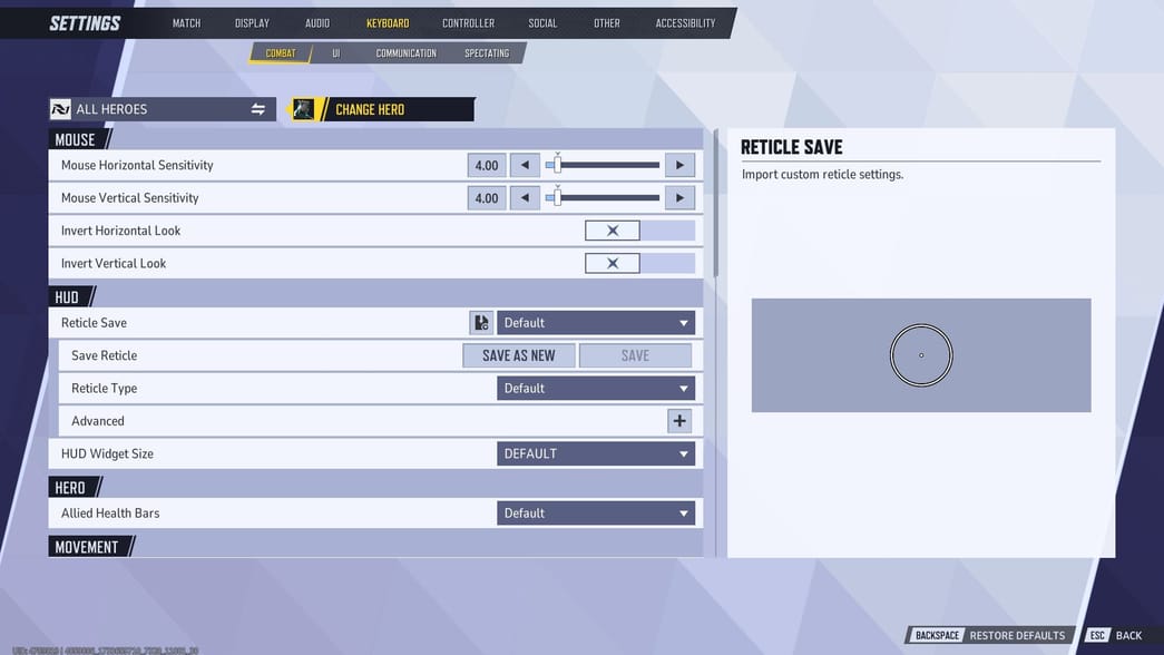 Best Marvel Rivals crosshairs with reticle codes (September 2025)