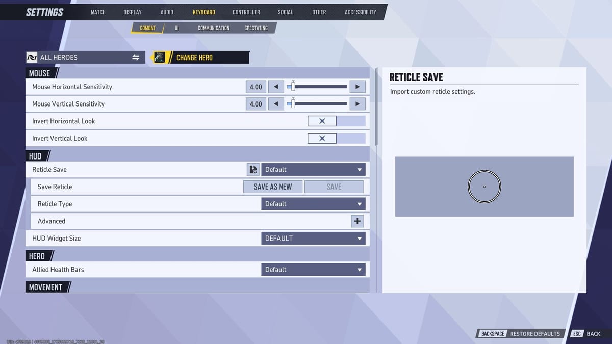 Best Marvel Rivals crosshairs with reticle codes (September 2025)