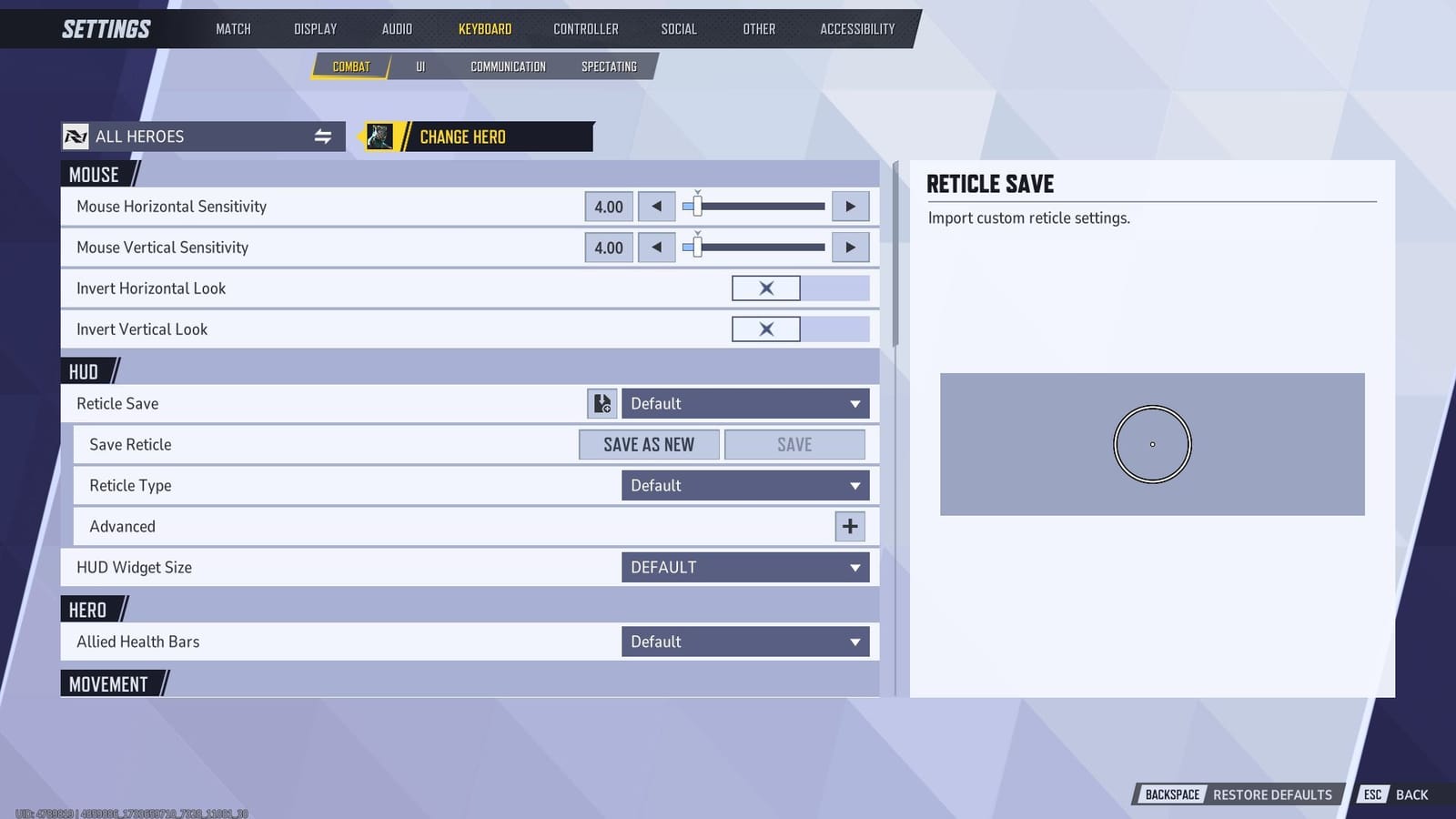 Best Marvel Rivals crosshairs with reticle codes (September 2025)
