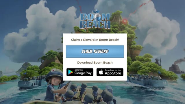 How to get 50 Diamonds and 200 Time Savers in Boom Beach for free