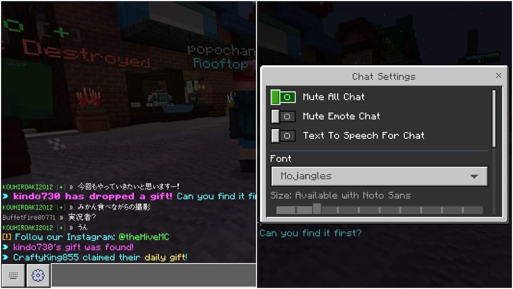 How to clear chat in Minecraft