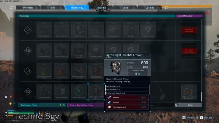 Palworld: All Hexolite armors and how to get them