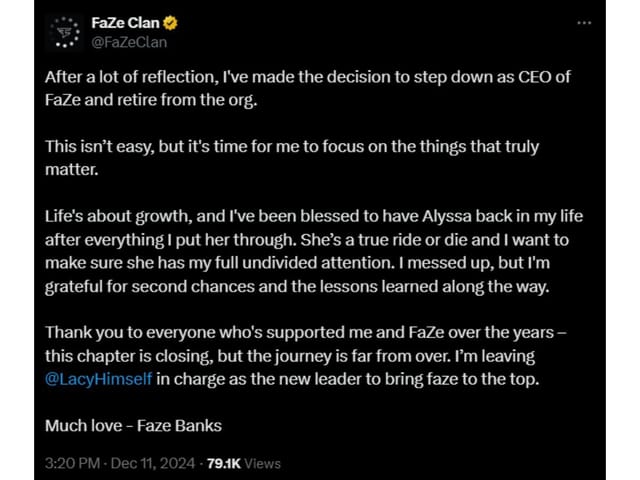 Fact Check: Did FaZe Banks step down from FaZe Clan?