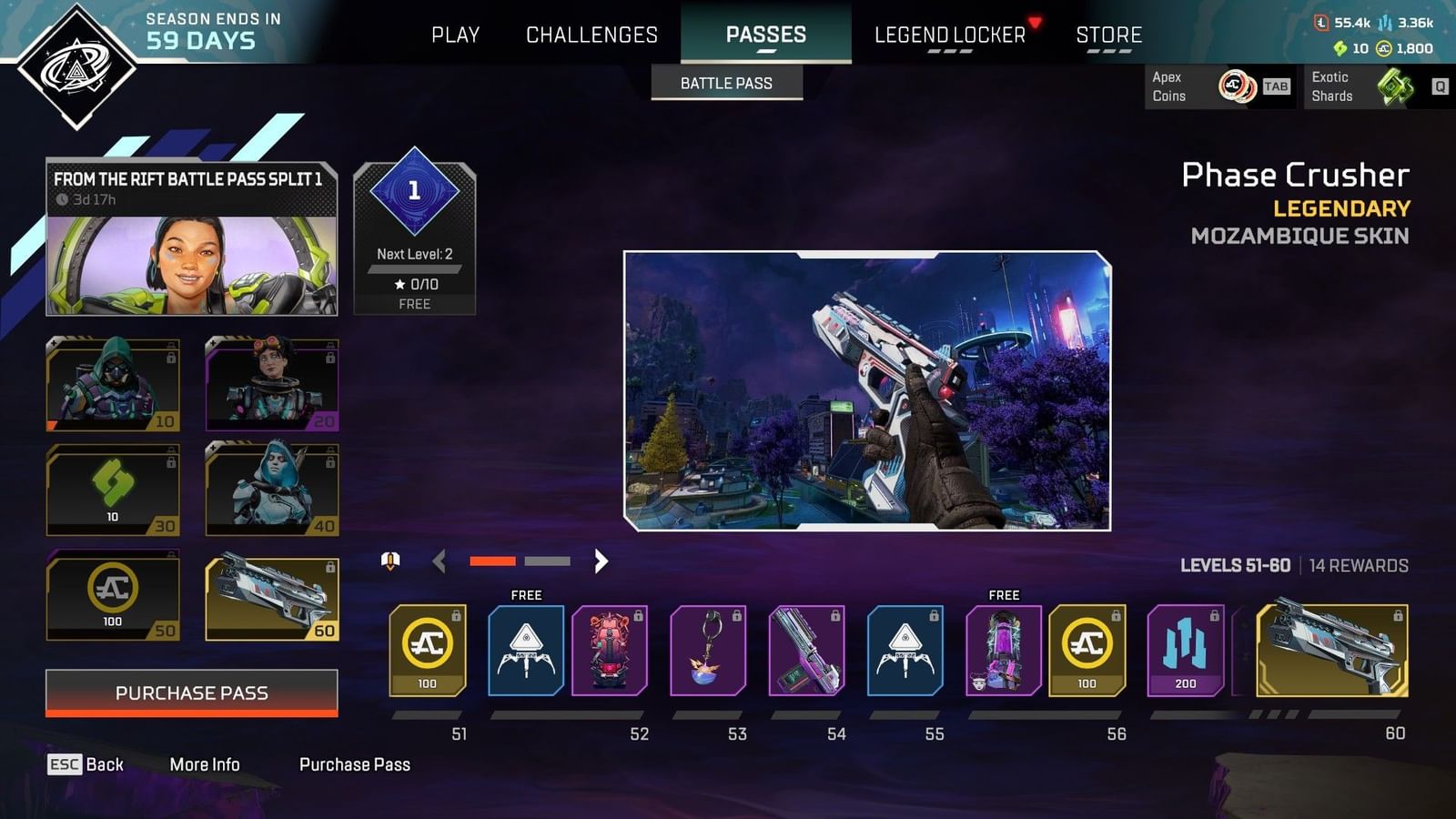 Apex Legends Season 23 Split 2 start countdown