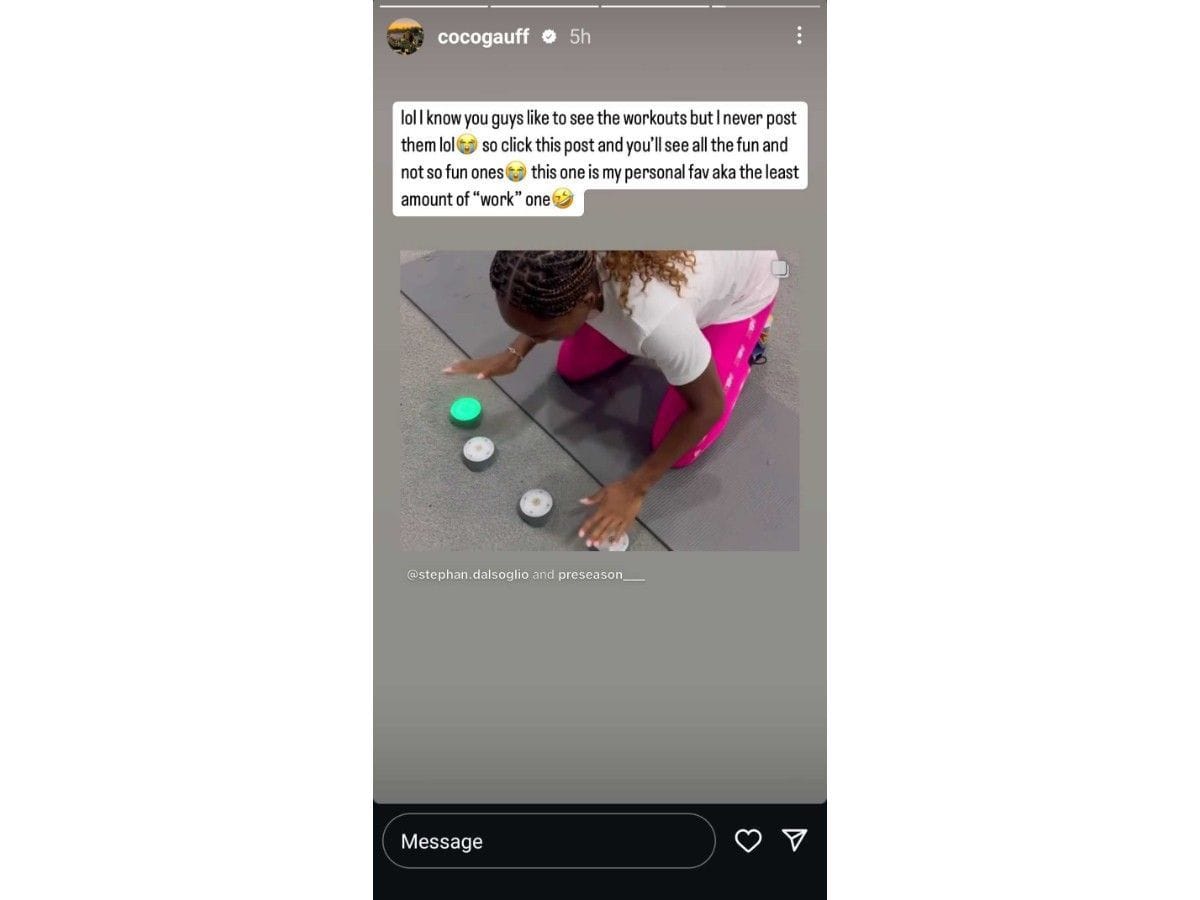 Coco Gauff reiterates being 'glad' she didn't pursue track after ...