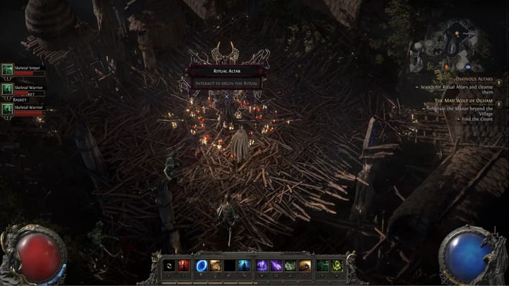 Path of Exile 2 Ominous Altars quest guide