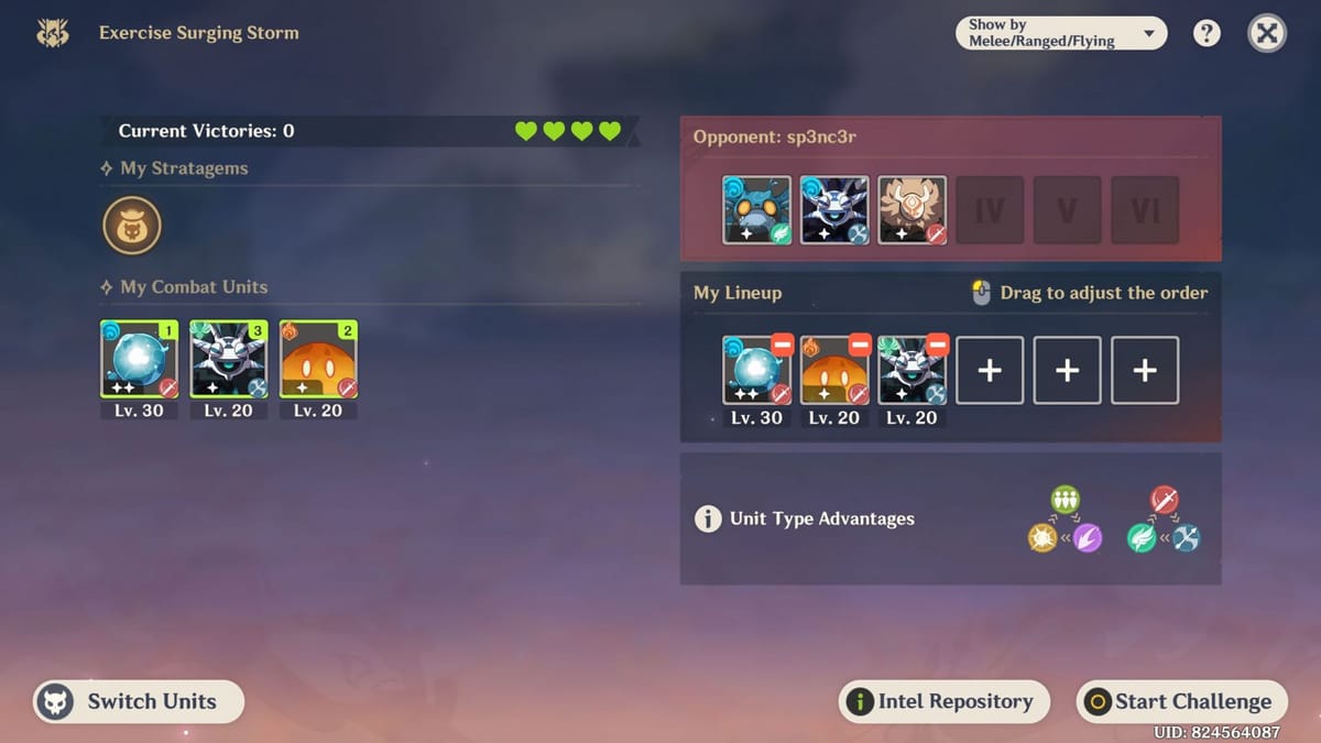 Genshin Impact Exercise Surging Storm event guide