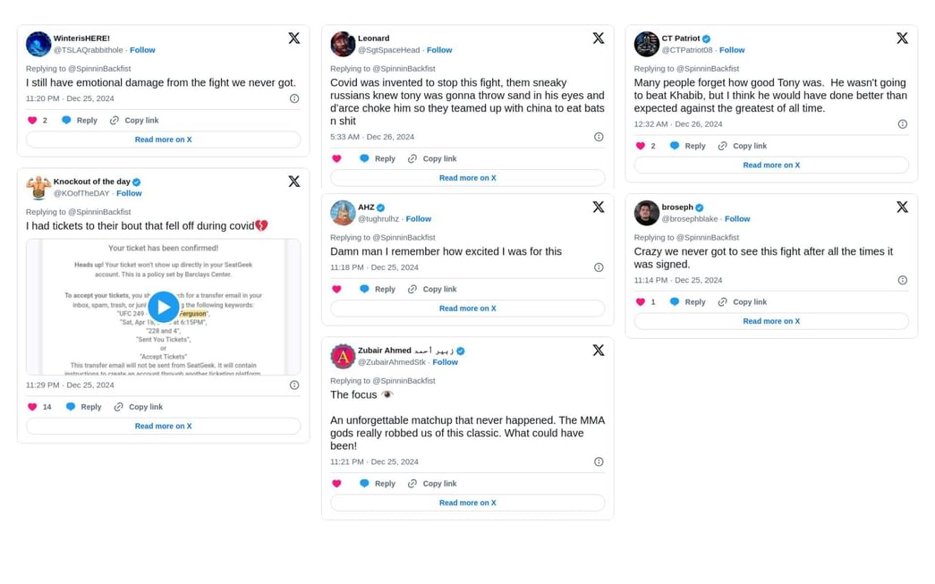 "Covid was invented to stop this fight" - Fans mourn "emotional damage" over ill-fated Khabib ...