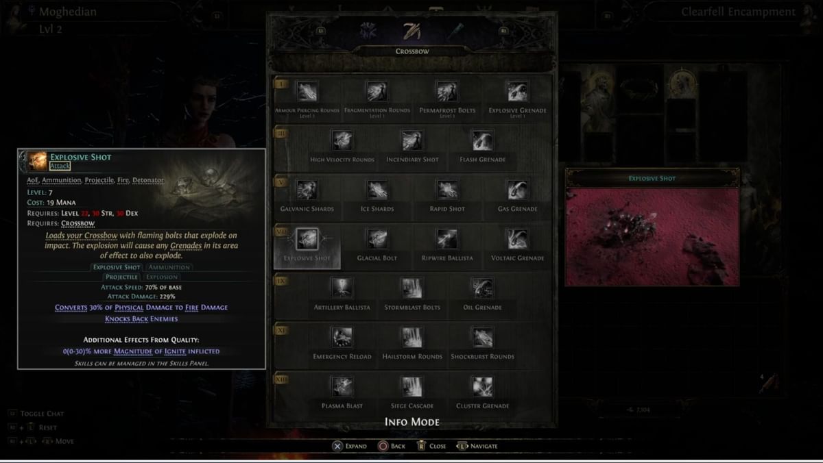 All Crossbow (Mercenary) skills in Path of Exile 2, explained