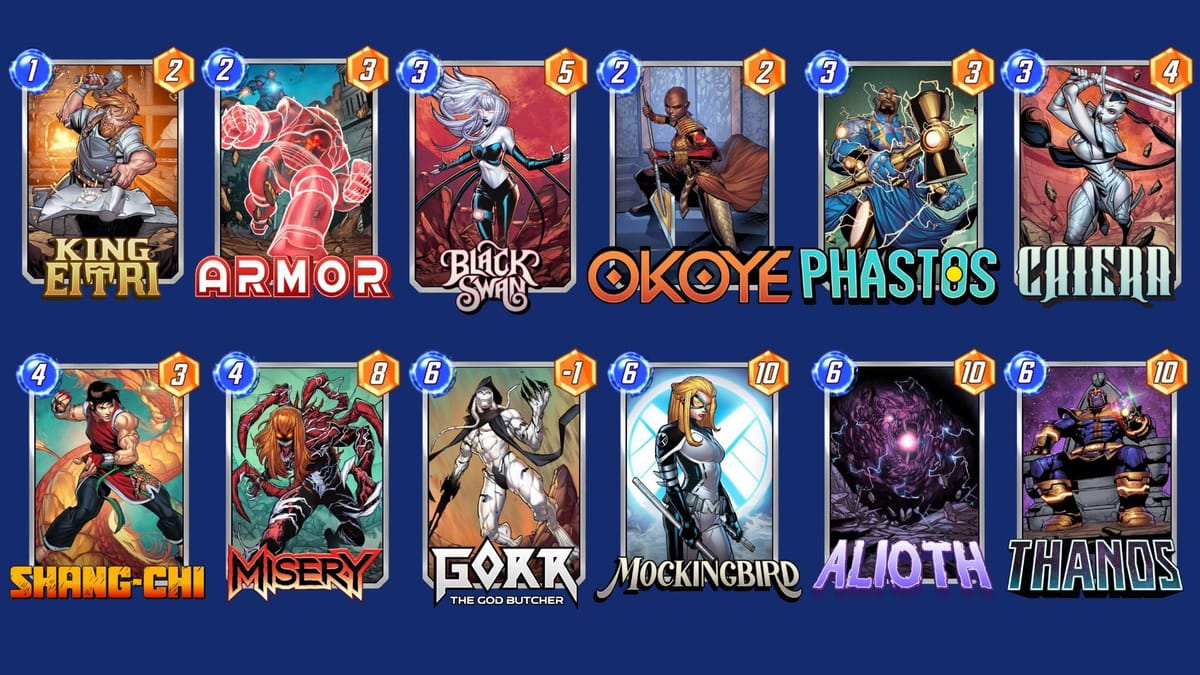 5 best Marvel Snap King Eitri decks