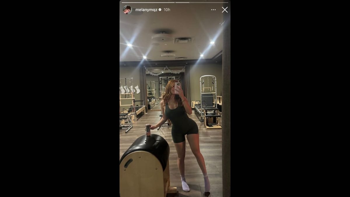 Padres' Adrian Morejon’s wife Melany drops gym selfie in a bodysuit