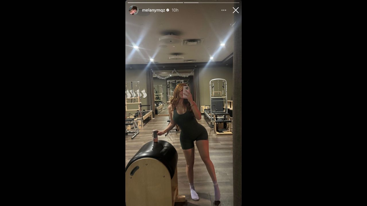 Padres' Adrian Morejon’s wife Melany drops gym selfie in a bodysuit