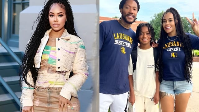 Derrick Rose's ex Mieka Reese brags about son PJ Rose playing level ...