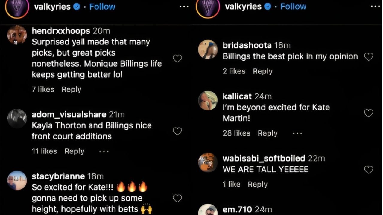 "I want HVL & JuJu in a jersey" - Golden State Valkyrie fans react to ...