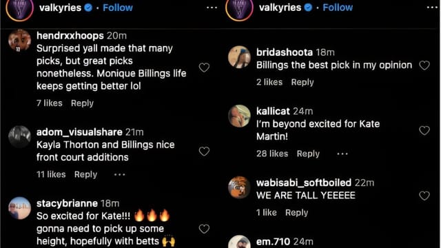 "I want HVL & JuJu in a jersey" - Golden State Valkyrie fans react to ...