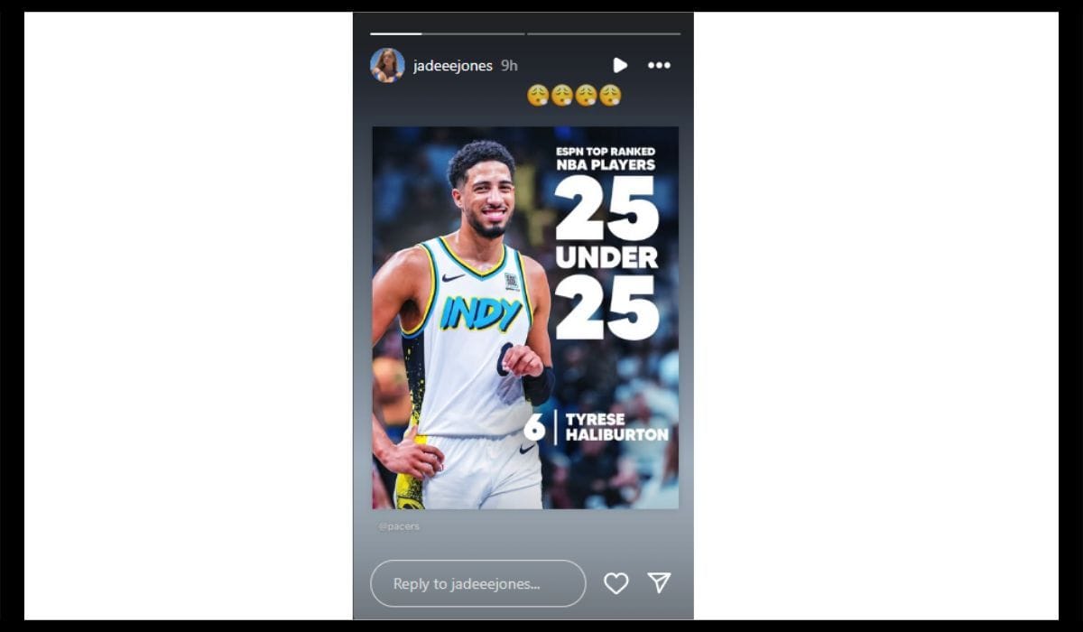 Tyrese Haliburton's gf Jade Jones reacts to Pacers star's place in ESPN ...