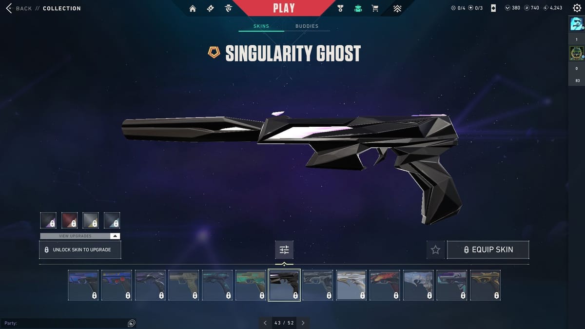 7 best Ghost skins for Valorant in 2024