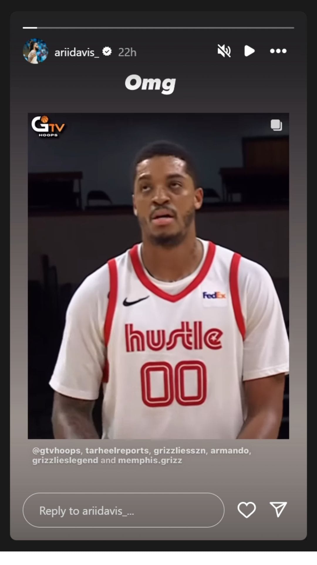 RJ Davis hypes up ex-UNC pro after career-high night in NBA G-League ...