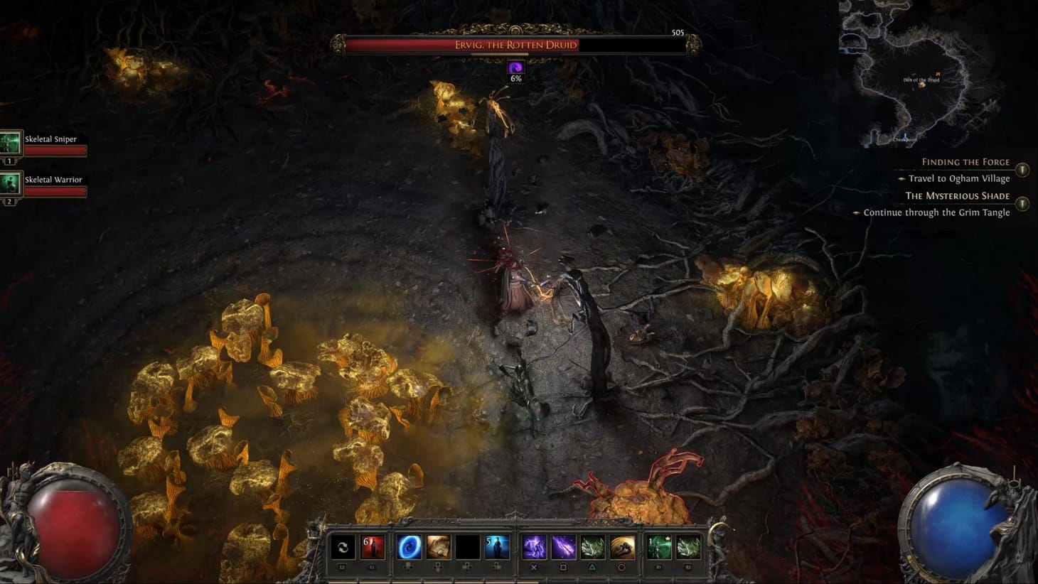 Path of Exile 2: Ervig The Rotten Druid boss guide