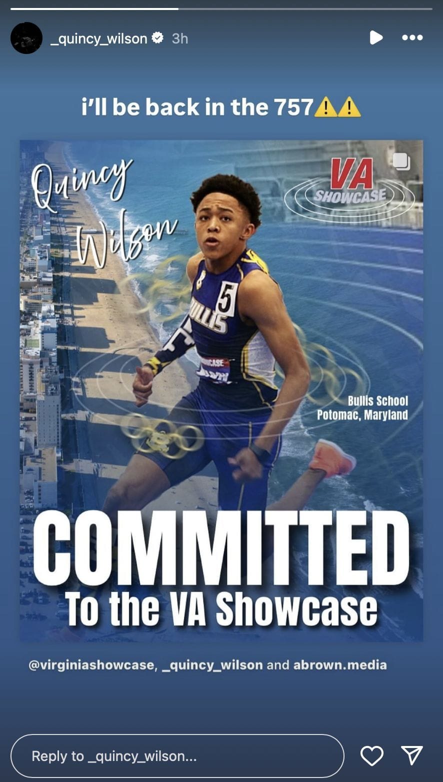 16-year-old Quincy Wilson announces his return to the track after ...