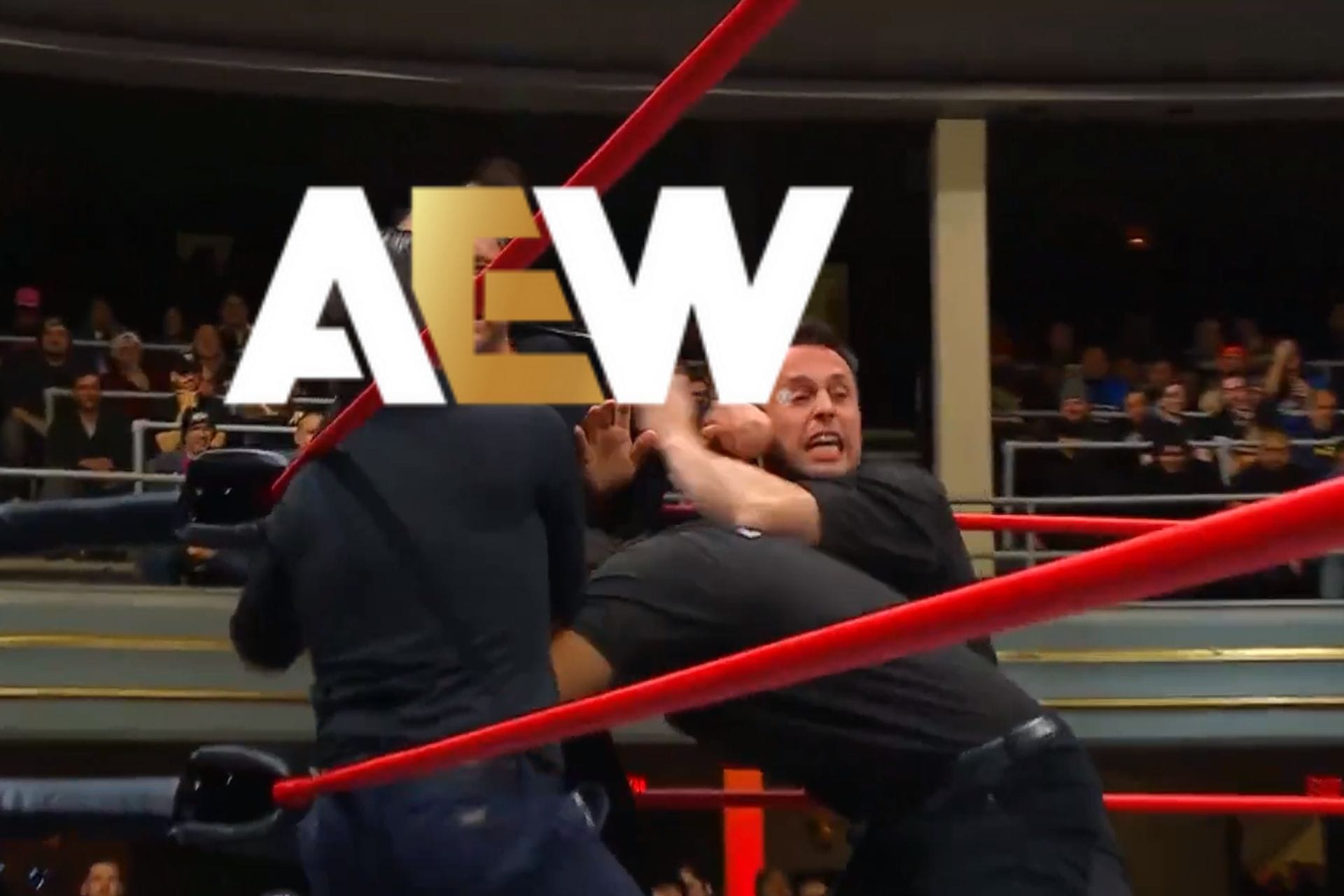 BREAKING: Massive brawl breaks out in AEW; security get involved