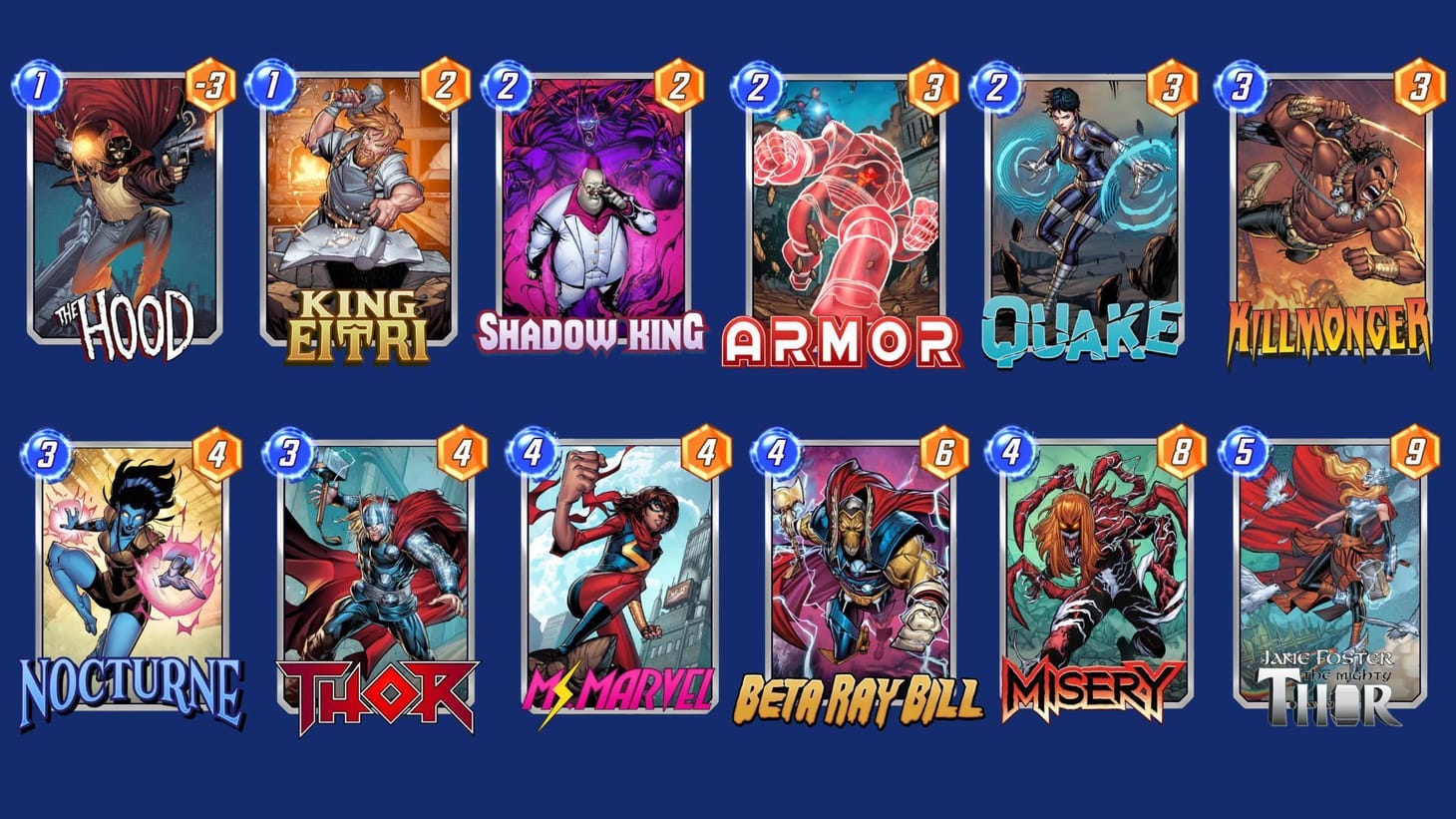 5 best Marvel Snap King Eitri decks