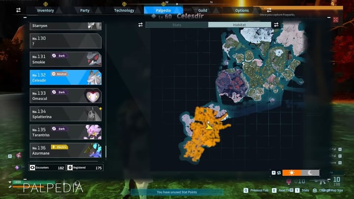 Celesdir in Palworld: Where to find, skills, item drops, and more