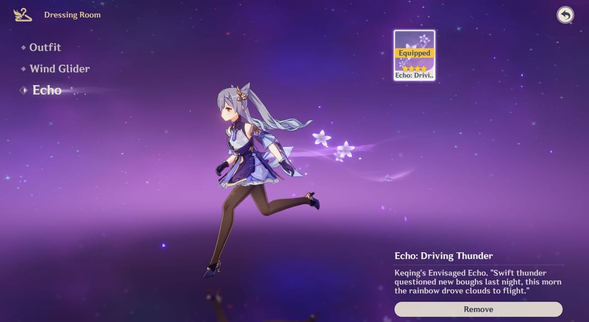 Genshin Impact: Keqing's Envisaged Echoes guide