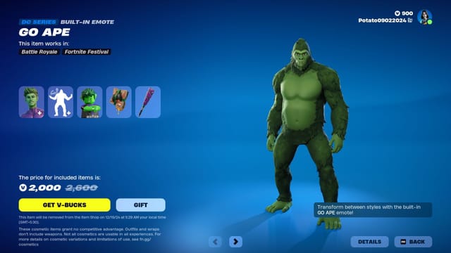 How to get the Beast Boy skin in Fortnite