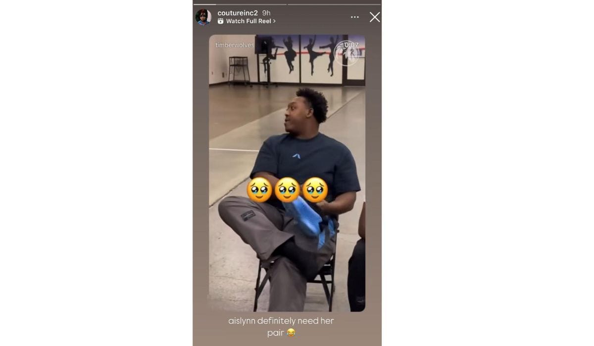 Anthony Edwards' GF Jeanine Robel hilariously agrees to Nick’s shoe ...