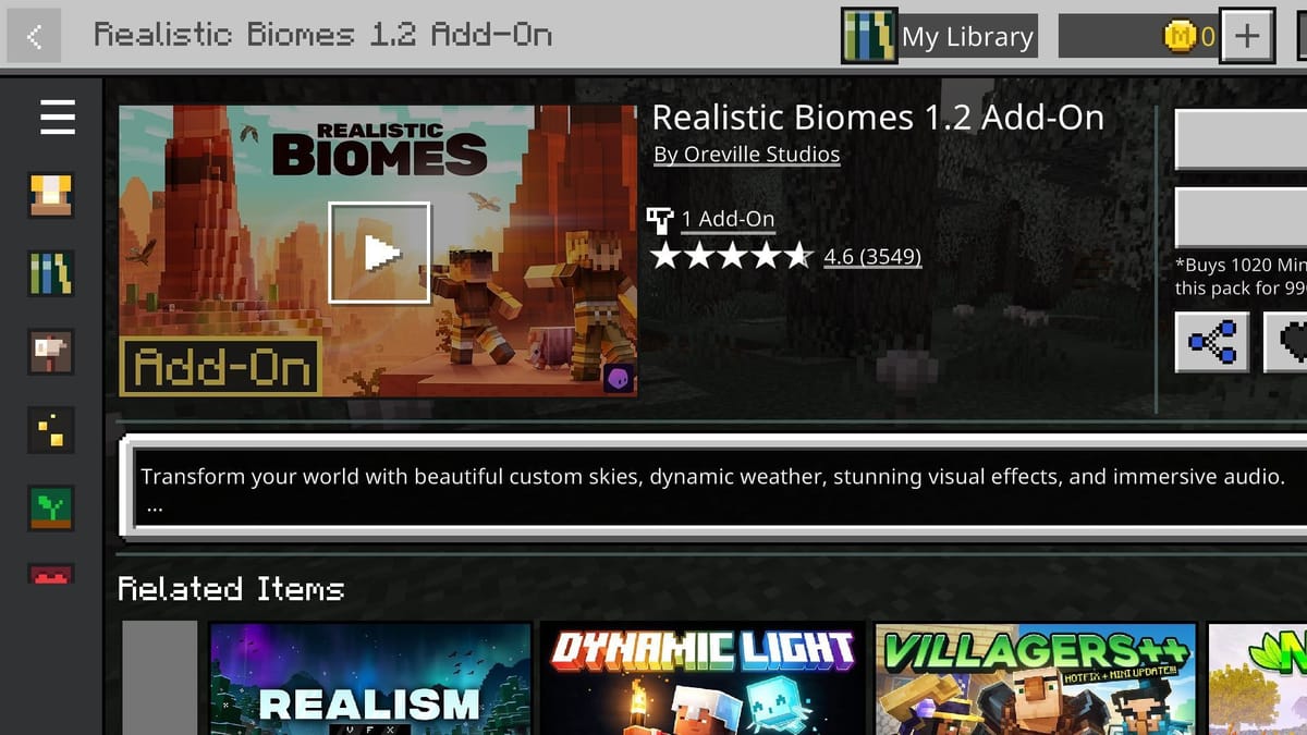 Minecraft Bedrock Realistic Biomes add-on: All you need to know
