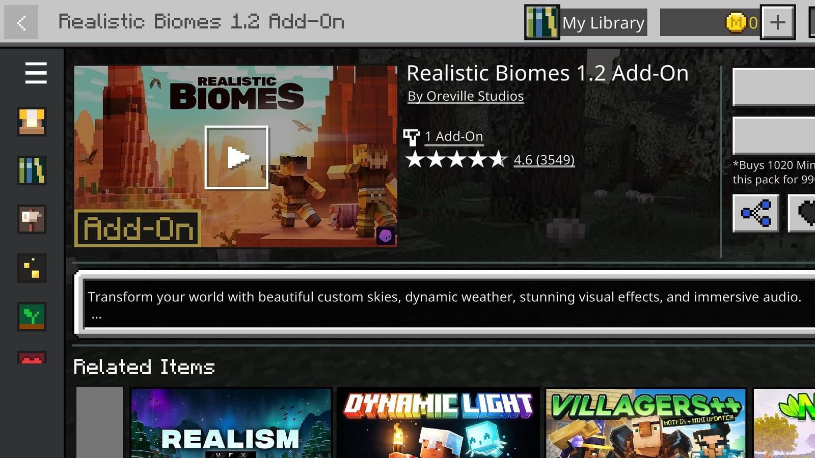 Minecraft Bedrock Realistic Biomes add-on: All you need to know