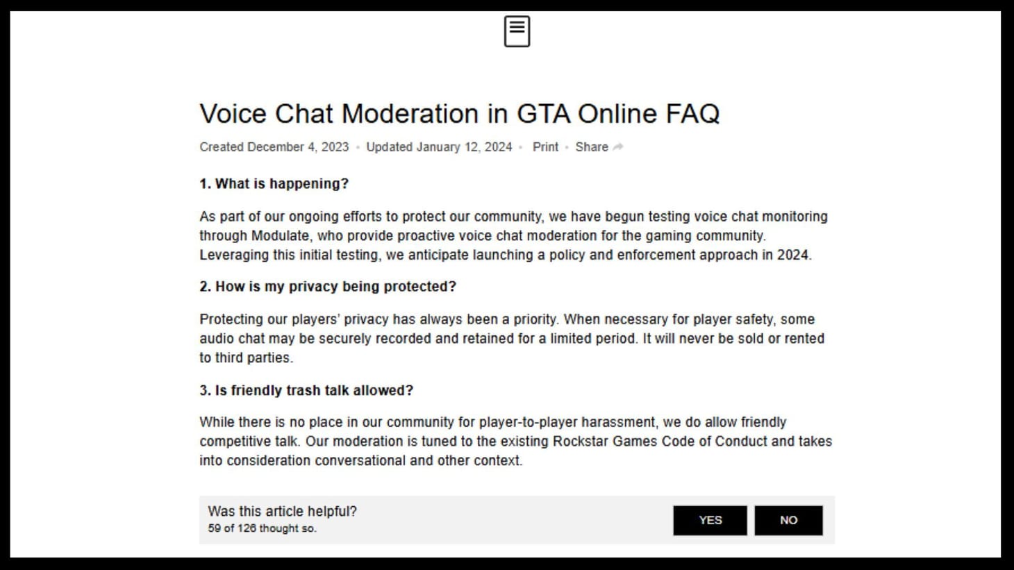 Rockstar partner explains GTA Online AI voice chat moderation feature