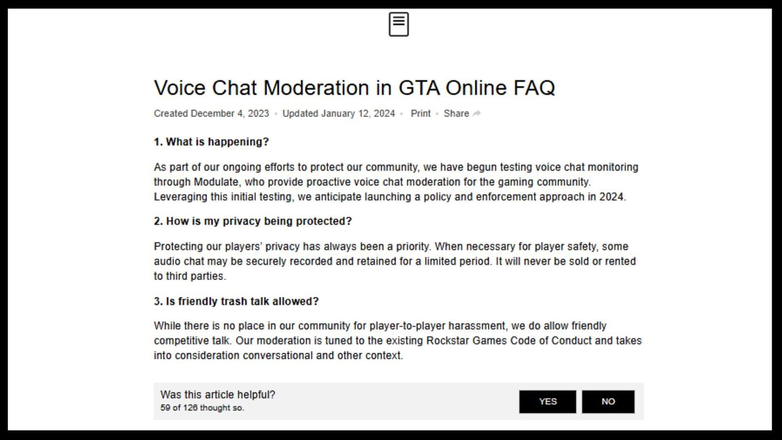 Rockstar partner explains GTA Online AI voice chat moderation feature