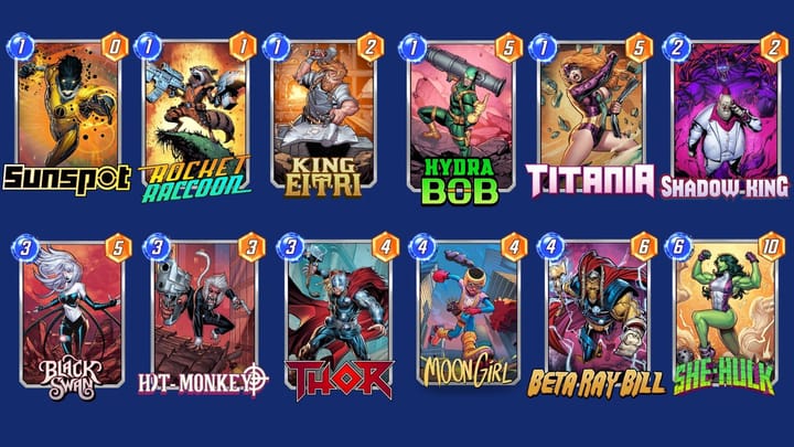 5 best Marvel Snap King Eitri decks